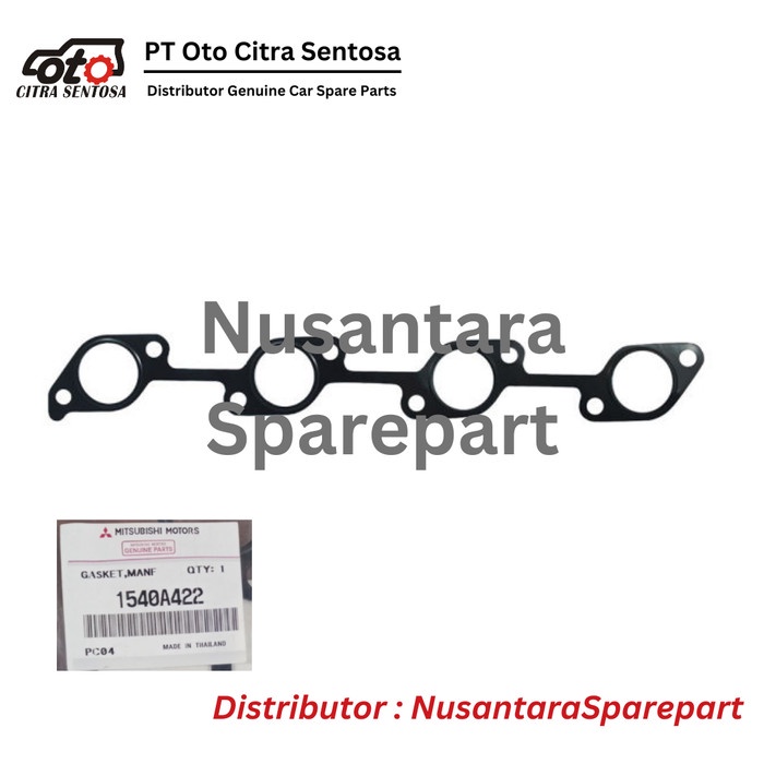Jual GASKET INLET MINYAK MANIPOLD ALL NEW PAJERO ORIGINAL 1540A422 ...