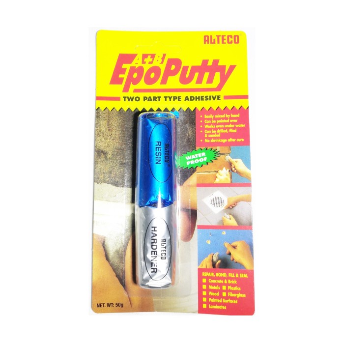Jual Lem Alteco Epo Putty 50 gram Epoputty Epoxy Porting Waterproof ...