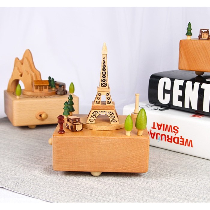 Jual New Arrival Premium wooden music box/Kotak music kayu kado ...