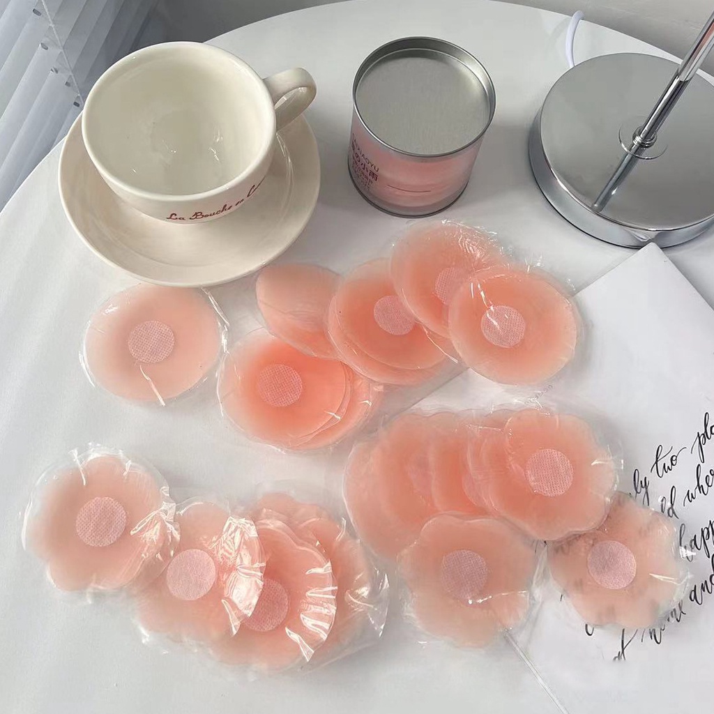 Jual (SEPASANG) BRA Nipple PAD Cover Self adhesive Nipple pad Silicone ...