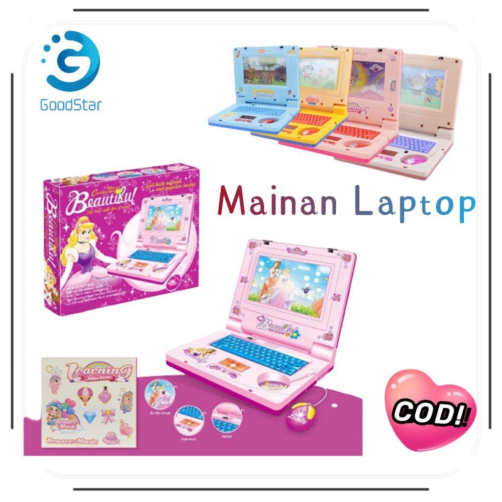 Jual 【GoodStar】Mainan Laptop Anak Mainan Edukasi Notebook Anak-anak ...