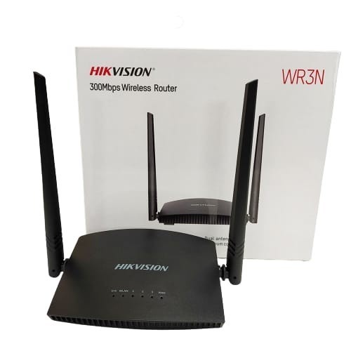 Jual Hikvision DS-3WR3N 300Mbps Router Wireless 2 Antena DS3WR3N 3WR3N ...