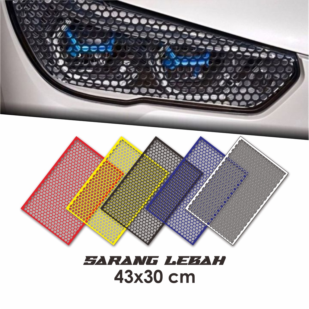 Jual Stiker Lampu Belakang Mobil Model Sarang Lebah Model Sport Car ...