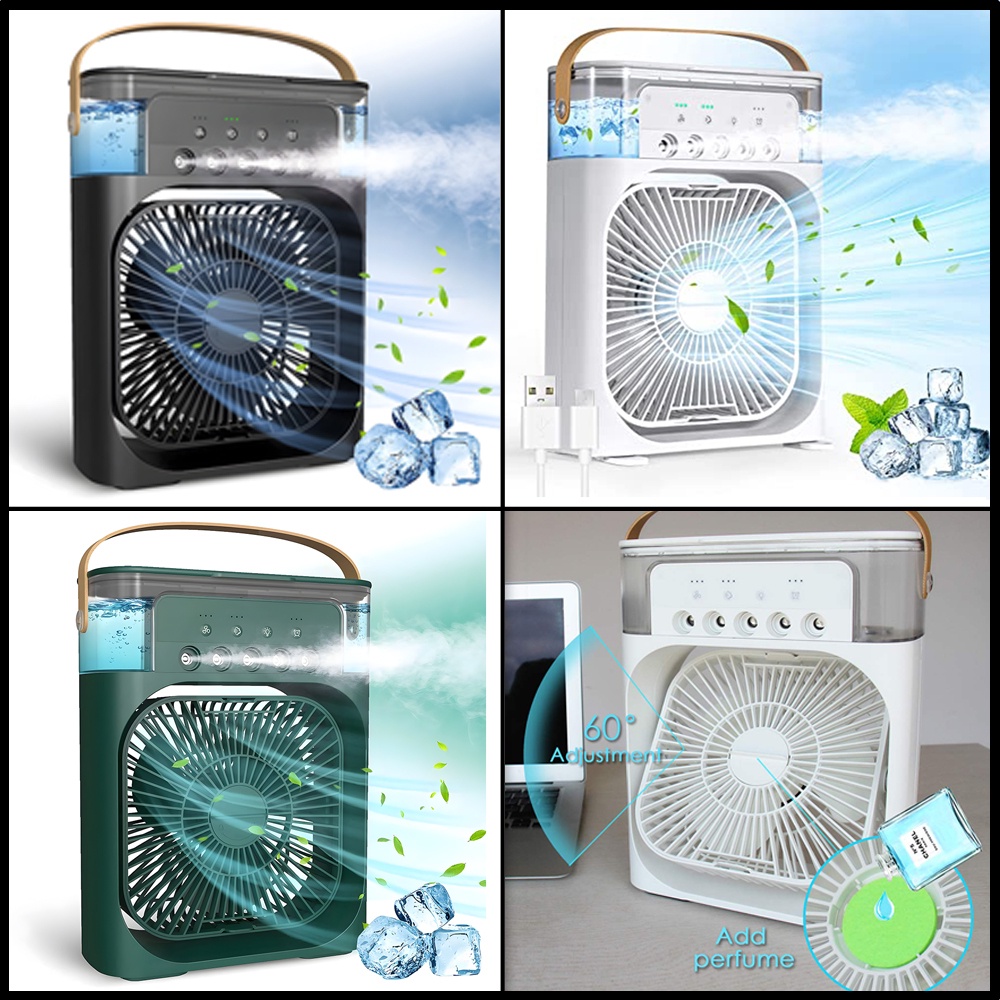 Jual Kipas Pendingin Mini Air Cooler Mobil Dan Ruangan Kipas Mini Super ...