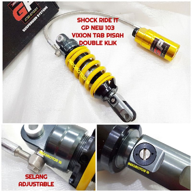 Jual SHOCK RIDE IT VIXION R15 OLD NEW V2 V3 XABRE MT15 MT 15 TABUNG PISAH GP103 GP 103 TAB PISAH ...