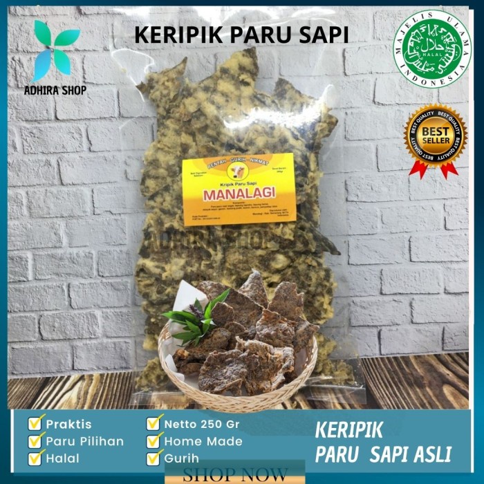 Jual Keripik Paru Sapi Manalagi Renyah Gurih Nikmat Khas Semarang - 200 ...
