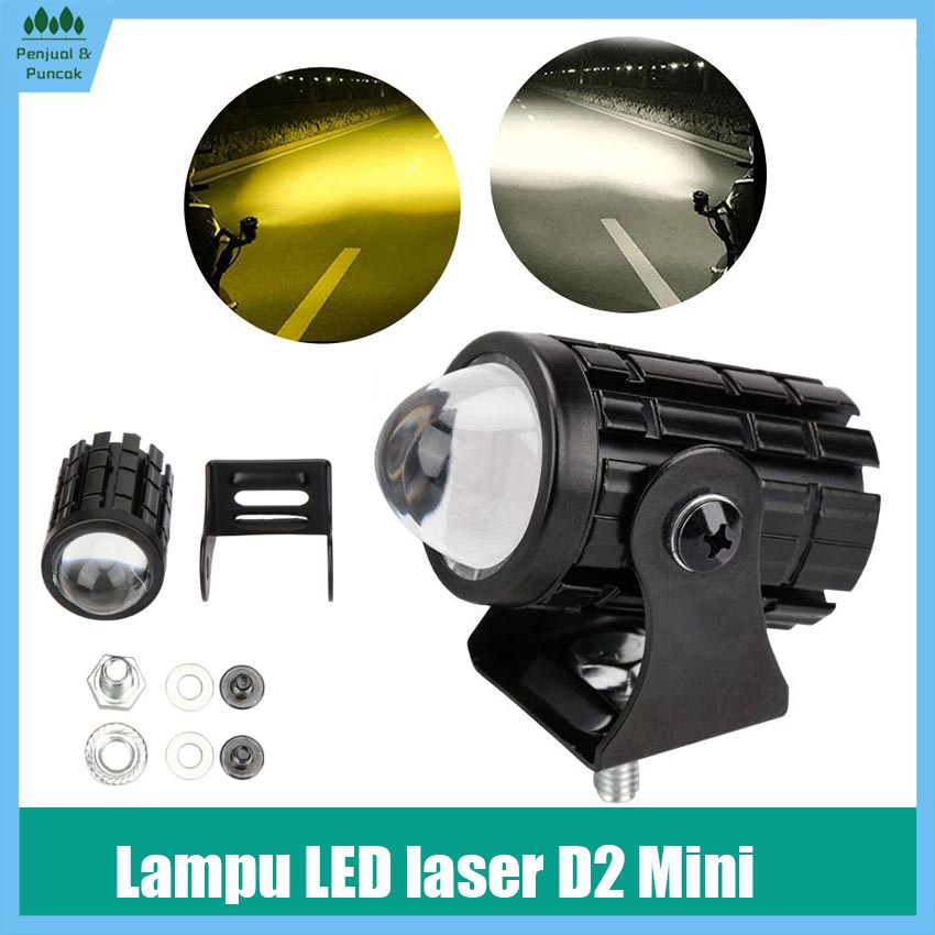 Jual 1 pcs/Lampu Tembak Laser Led Mini 2 Warna / Lampu Tembak Sorot ...
