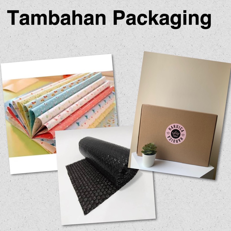 Jual Tambahan Packaging Box / Kertas Kado / Bubble Wrap | Shopee Indonesia