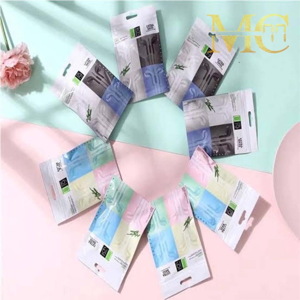 Jual (HS) BM024 headset earphone u28 macaron mate color extra bass ...