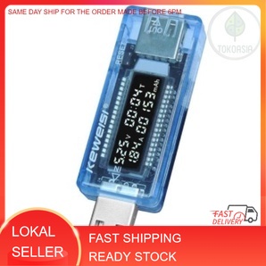 Jual KWS-V20 USB Current Voltmeter USB Tester USB Mobile Power Capacity ...