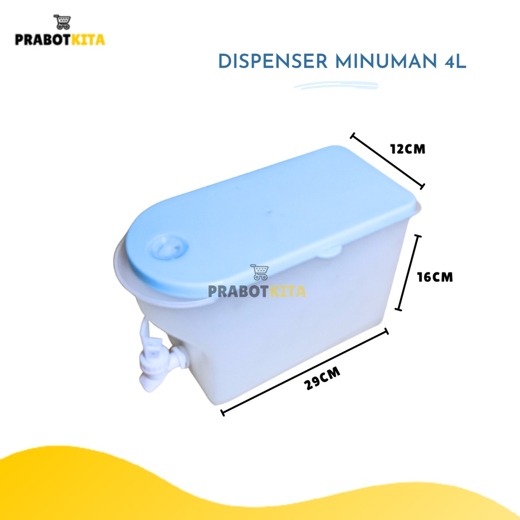 Jual Dispenser Air Kulkas 4 Liter / Wadah Minum Dispenser Air Minum ...