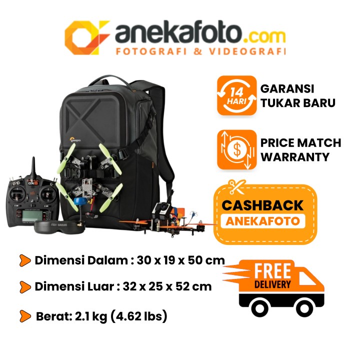 Jual Lowepro QuadGuard BP X2 Drone Backpack FPV Quad Racing | Shopee ...