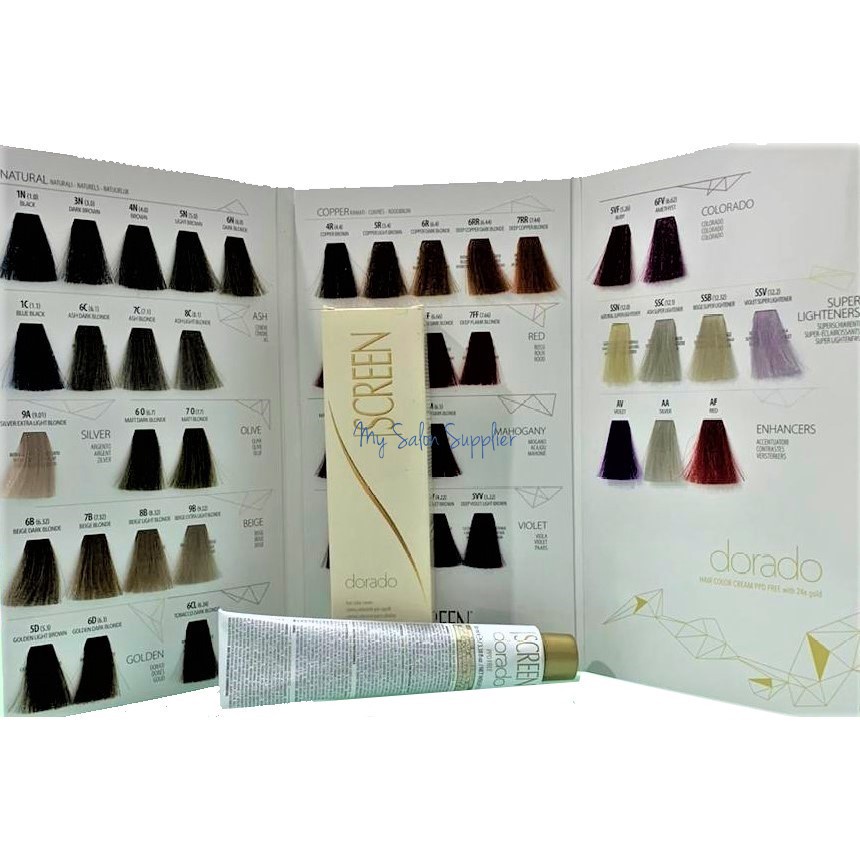 Jual Inaura Dorado Screen Made in Italy Hair Color 100ml Cat Rambut ...
