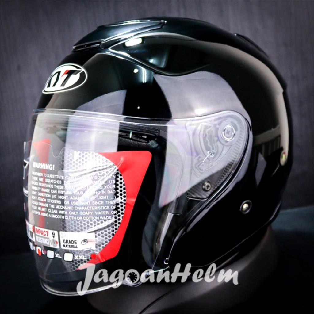Jual KYT HELM KYOTO R SOLID | BLACK METALIC | ORIGINAL HELMET | Shopee ...