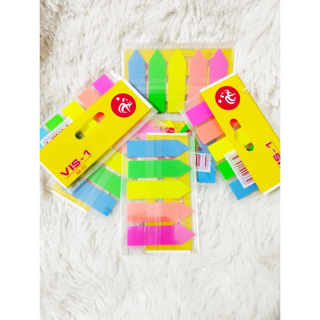 Jual Sticky Notes Vis-1 5 warna motif Panah Kecil - IM03 | Shopee Indonesia