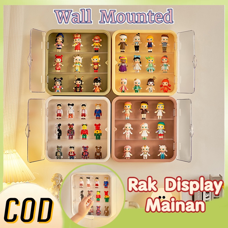 Jual Rak Display Mainan Gantung Wall Mounted Display Box/ Tampilan ...