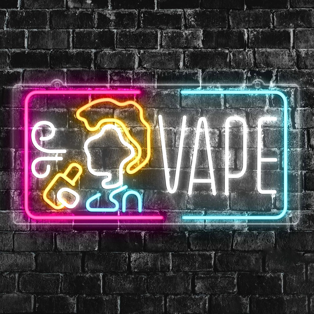 Jual Vape Shop Neon Sign for Business Advertising,Man Cave Light ...