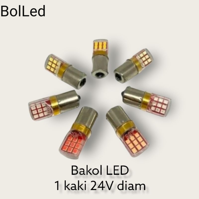 Jual Lampu sein kedip cepat 1156 BA15s 24v diam BolLED | Shopee Indonesia