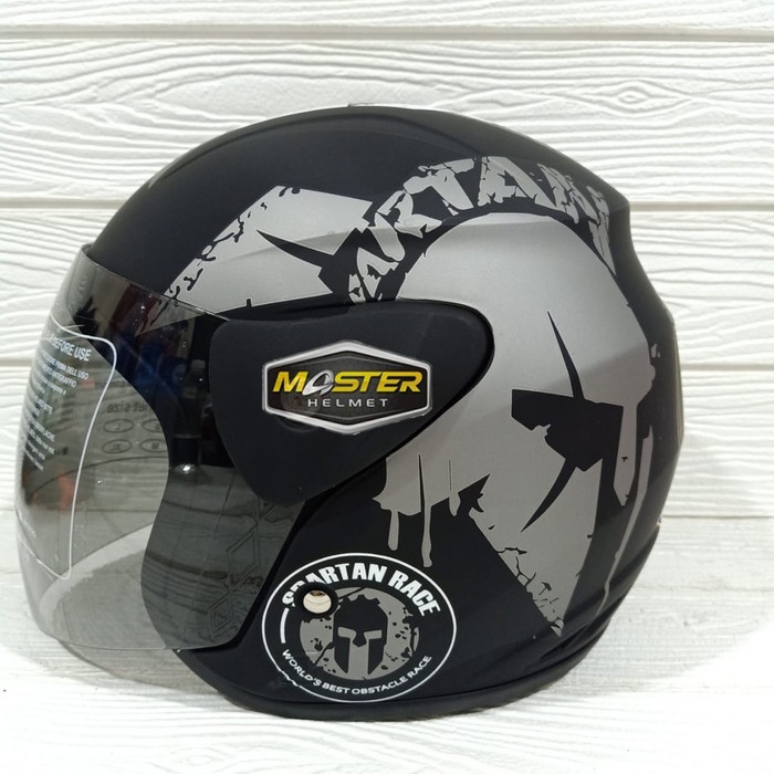 Jual [ORI] HELM HALFFACE EVOLUTION MOTIF SPARTAN RACE MIRIP GM EVO HELM ...