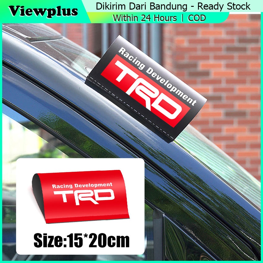 Jual Stiker Label Tag Mobil TRD Stiker Variasi Pintu Bagasi Belakang ...