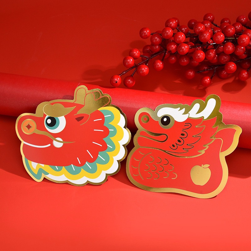 Jual angpao naga (12 pcs) kecil lucu tahun baru imlek 2024 shio dragon ...