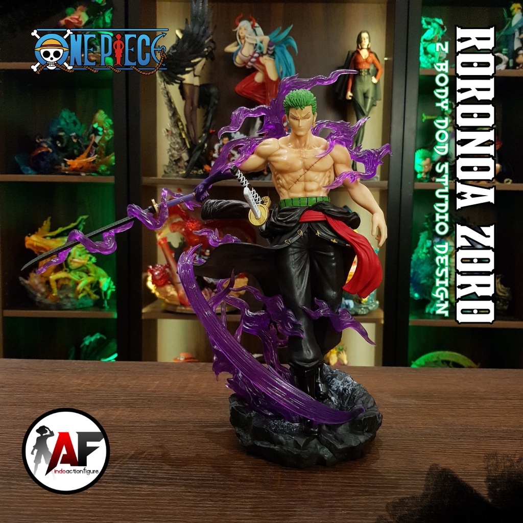 Jual Statue One Piece Roronoa Zoro DOD Studio 2 Body Design Recast ...