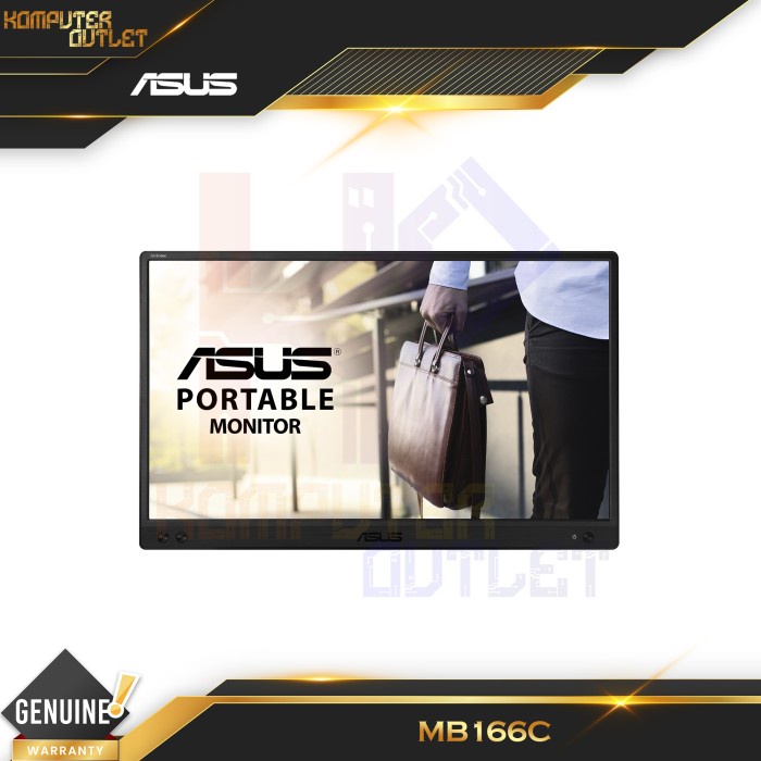 Jual ASUS MB166C - MONITOR PORTABLE 16" INCH FHD IPS ANTI GLARE USB-C ...