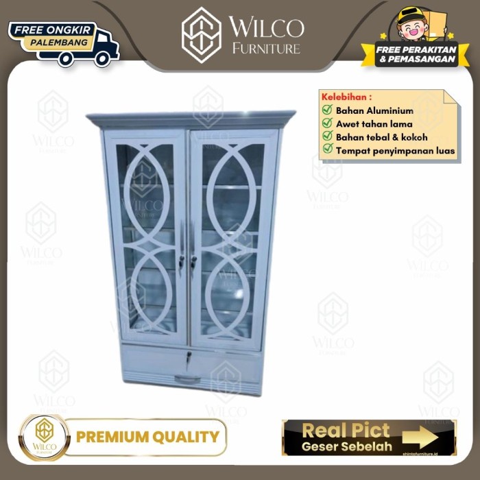 Jual Rak Sepatu Aluminium CNC / Rak Serbaguna Pintu ACP / Lemari Sepatu | Shopee Indonesia