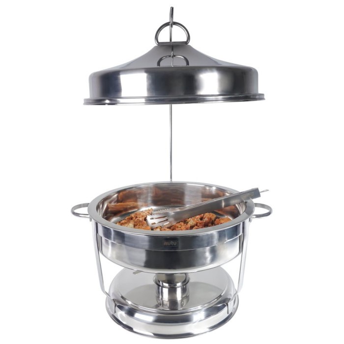 Jual Chafing Dish Gantung 4,5 Liter Prasmanan Pemanas Bulat Dengan ...