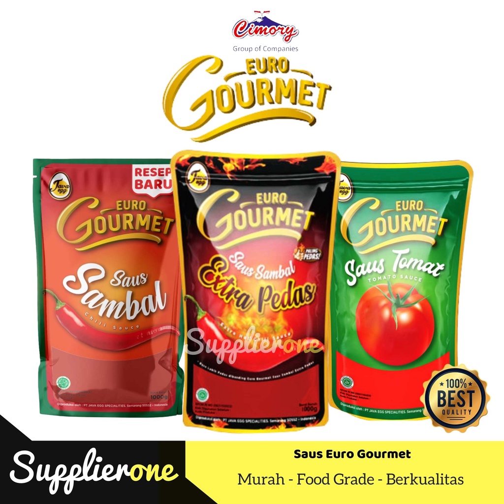 Jual Euro Gourmet Saus / Saus Sambal Euro Gourmet / Saus Extra Pedas ...