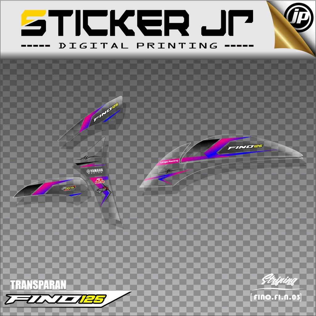 Jual Stiker Striping Dekal Transparan Pelindung body aksesoris Sepeda Motor Honda FINO FI NEW ...