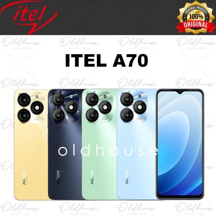 Jual ITEL A70 4/256GB GARANSI RESMI | Shopee Indonesia