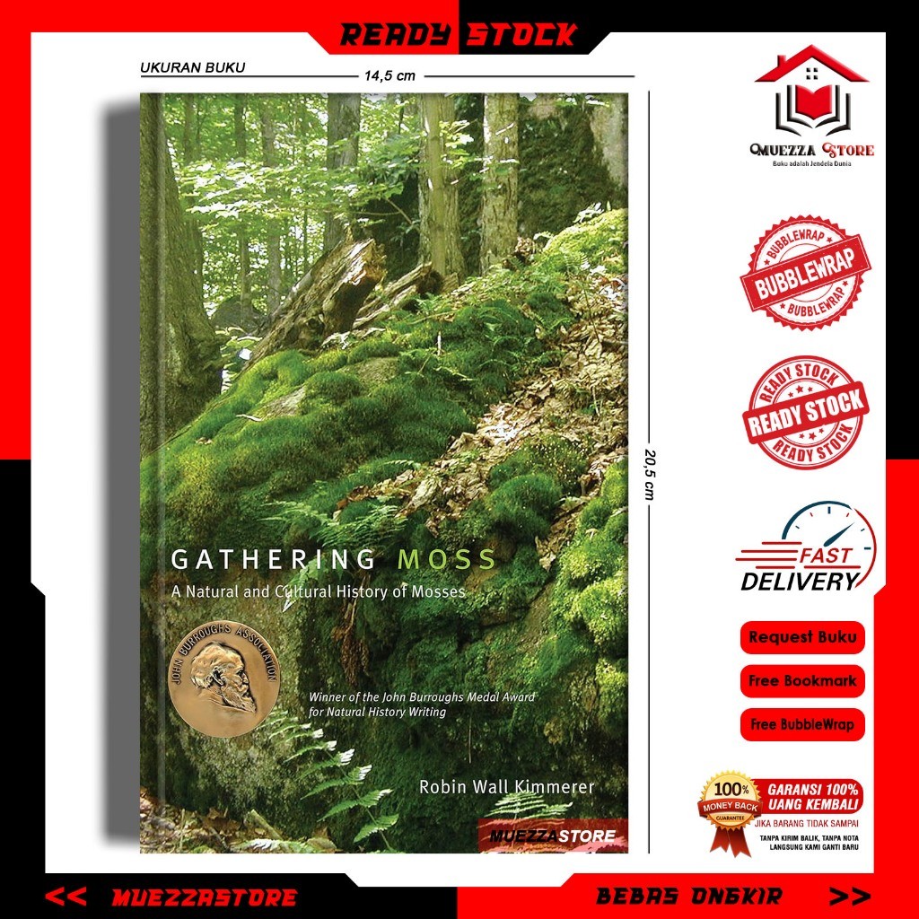 Jual Gathering Moss by Robin Wall Kimmerer (English/Indonesia) | Shopee Indonesia