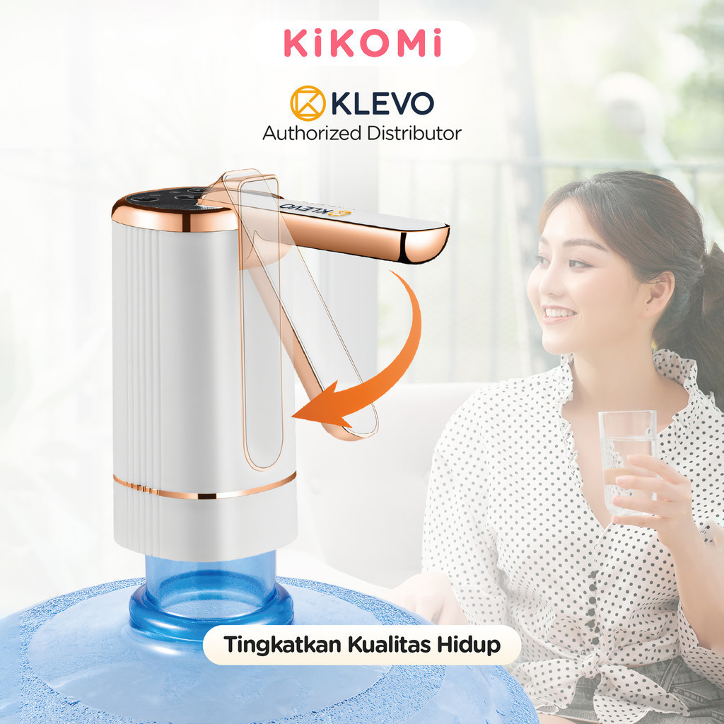 Jual KLEVO KL-WP01 POMPA GALON LIPAT ELECTRIC Rechargeable Type C ...