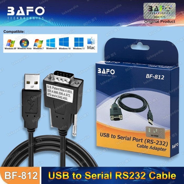 Jual Kabel USB to Serial RS232 Bafo BF-812 | Shopee Indonesia