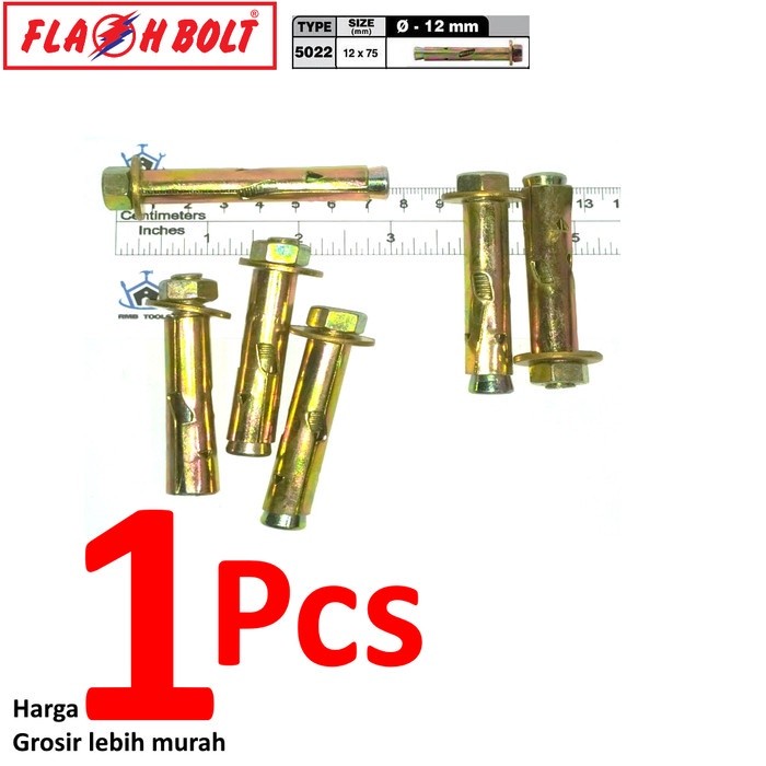Jual M12x75 Dynabolt M12 Brand Flashbolt 5022 - Baut Tanam Dynabolt ...