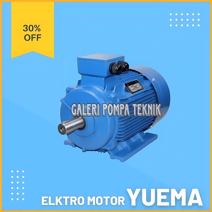 Jual Electric Motor Yuema yu b3 4kw 5.5hp 4pole 3phase Dinamo motor ...