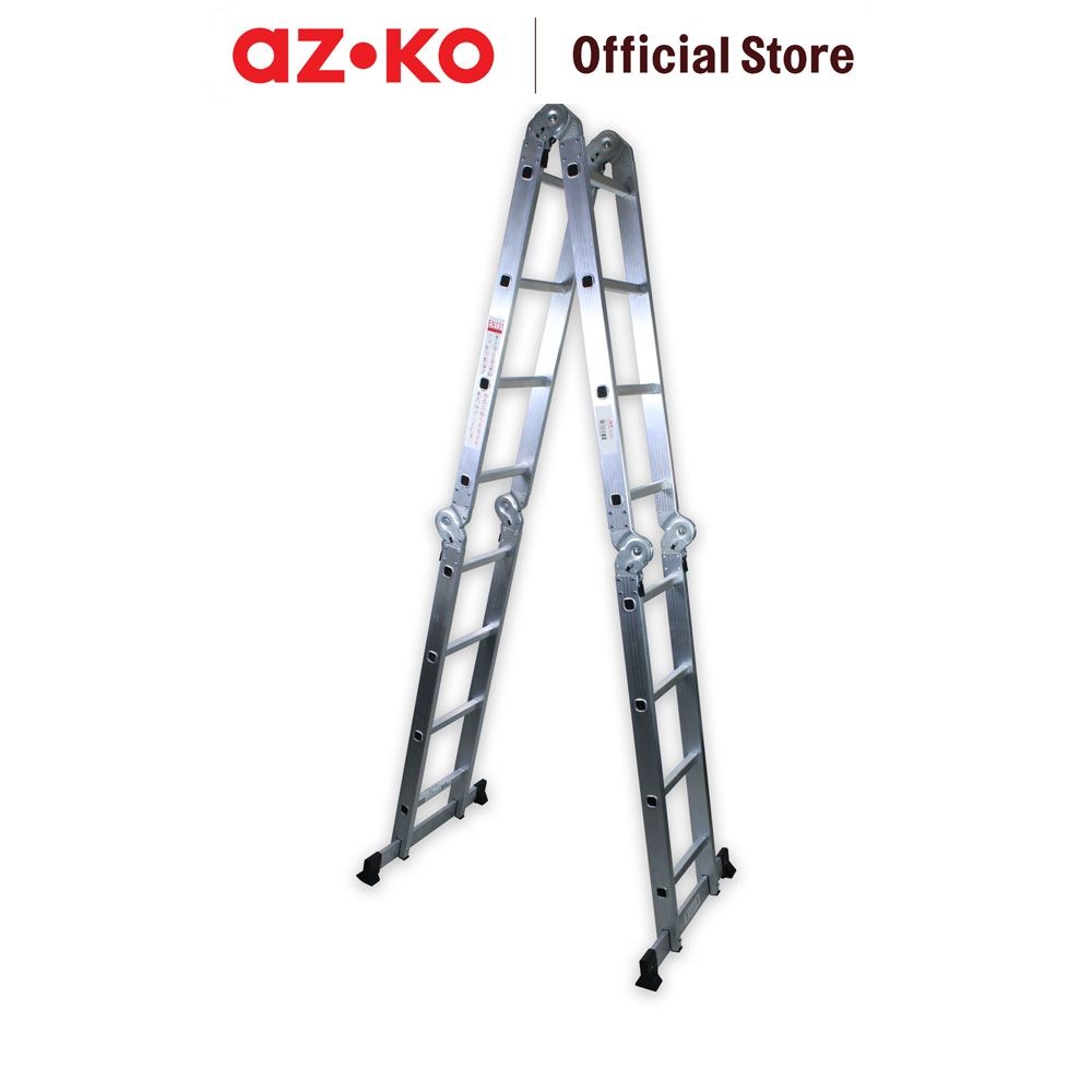 Jual AZKO Krisbow 4.4 mtr Tangga Aluminium Multifungsi 4X4 Steps ...