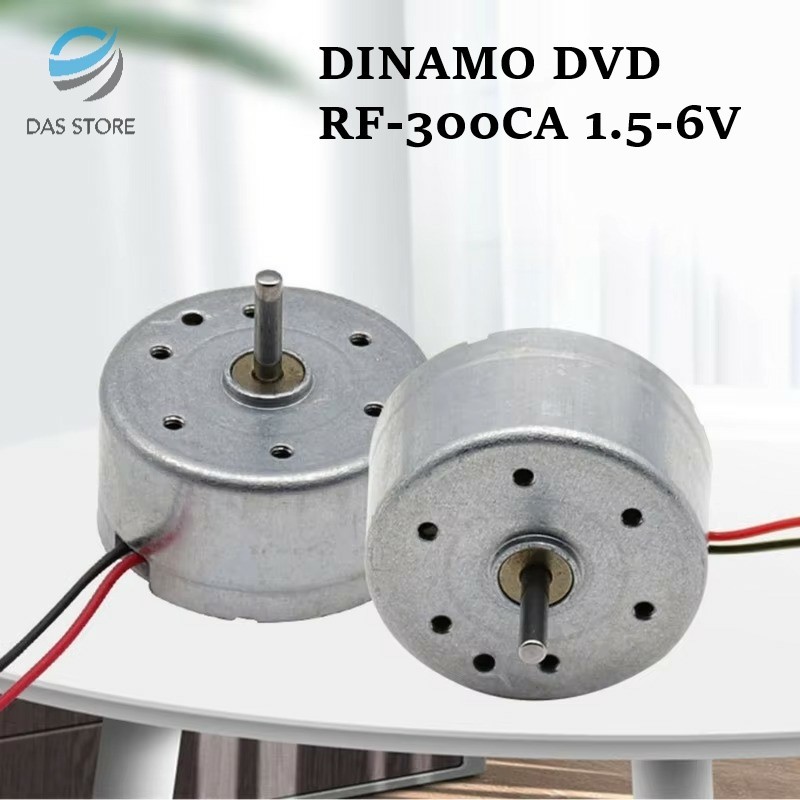 Jual Dinamo dvd RF-300CA 1.5-6V DC Motor Listrik Bulat untuk Penggemar ...