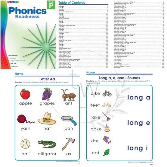 Jual Spectrum Basic Concepts / Learning Letters / Math / Phonics ...