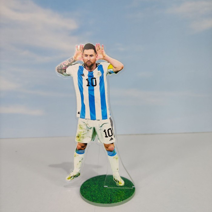 Jual Standee Action Figure Lionel Messi Jersey Argentina World Cup 2022 ...