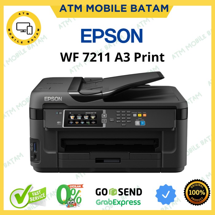 Jual EPSON WF-7211 Printer A3 WorkForce WF7211 A3+ LAN WiFi Duplex ...