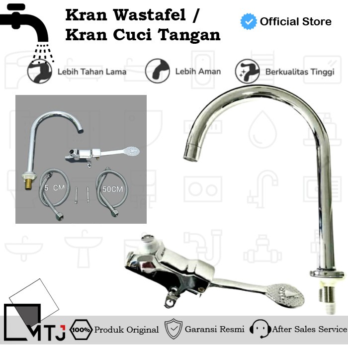 Jual Kran Wastafel Injak / Kran Pedal / Kran Dokter / Kran Laboratorium ...