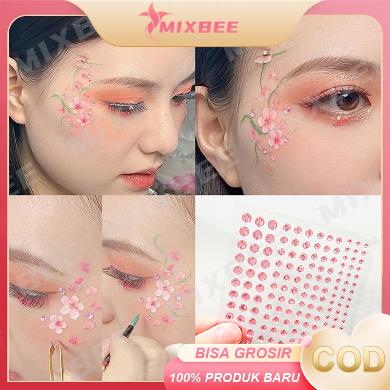 Jual Manik Mutiara Pearl /Manik Kristal Warna Warni Hiasan Make Up ...