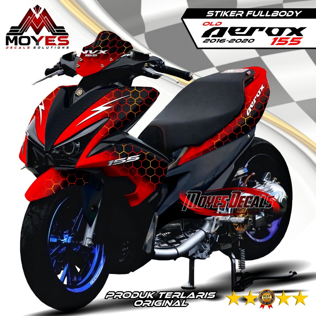 Jual Decal Aerox old 155 Fullbody Decal Aerox Fullbody Stiker Variasi ...