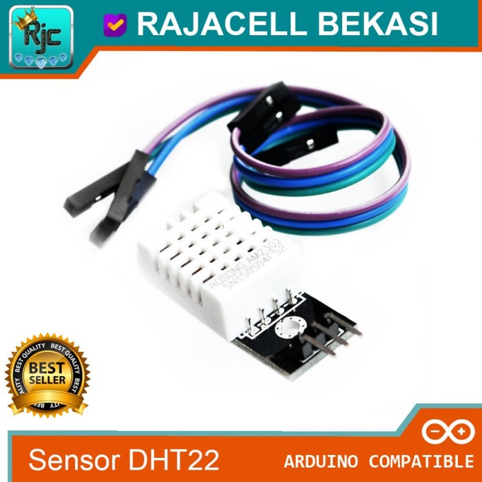 Jual NEW DHT22 Sensor Temperature & Humidity / Sensor Suhu & Kelembapan ...