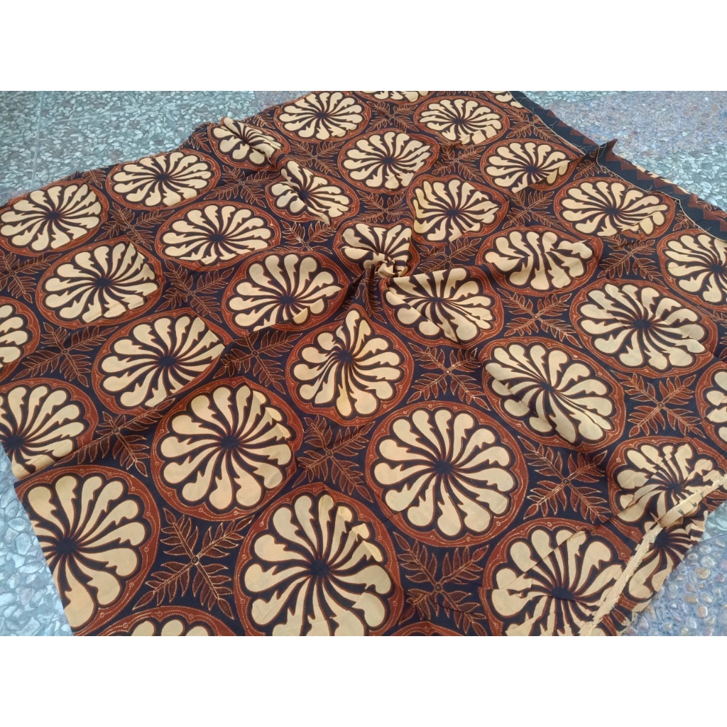 Jual Kain Batik SOLO (Bahan Paris) motif parang bulat | Shopee Indonesia