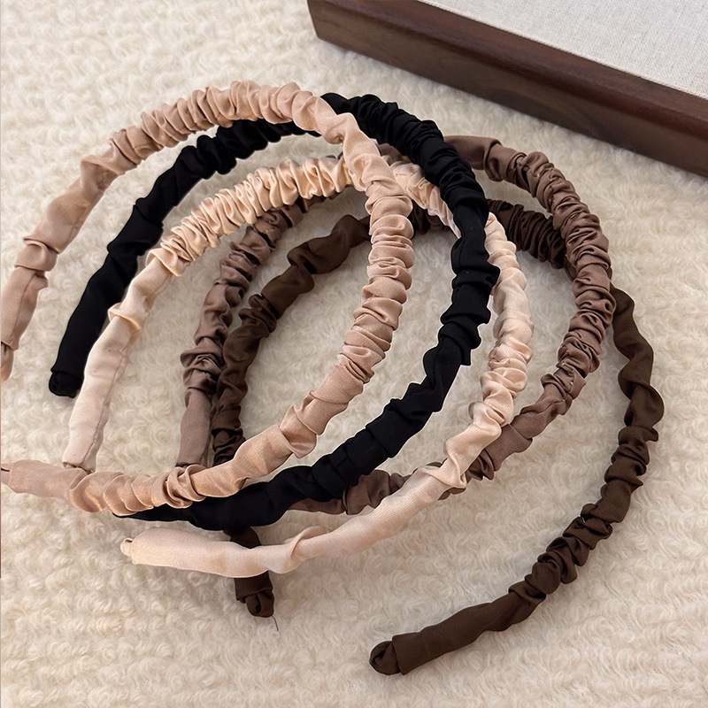 Jual Town Shell - Myth Satin Korean Head Band / Bando Simple Polos ...