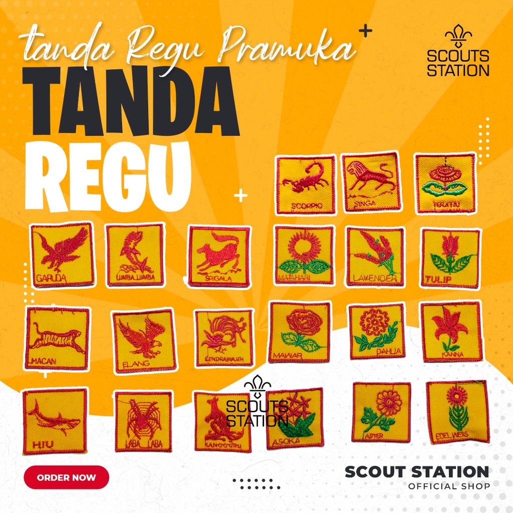 Jual Tanda Regu / Tanda Regu Pramuka / Tanda Regu Pramuka Penggalang ...