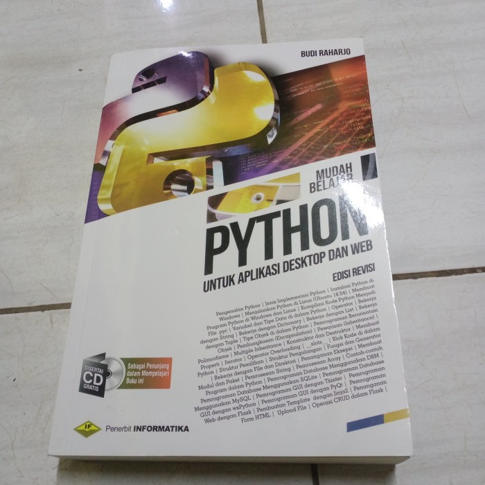 Jual MUDAH BELAJAR PYTHON UNTUK APLIKASI DESKTOP DAN WEB-H5 | Shopee Indonesia